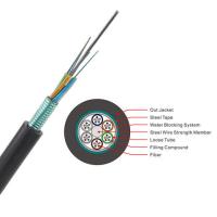 China GYTS 72 Core Steel Tape Armored Outdoor Duct Fiber Cable for sale
