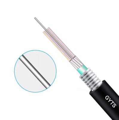China GYTS 96 Core Armored Fiber Optic Cable for Underground Duct for sale