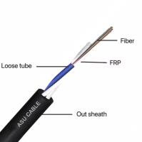 China ASU ADSS Fiber Optic Cable G652D 12 Core FRP Strengthened 80m Span for sale