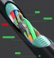 China GYTA Armored Fiber Optic Cable 2-288 Core Duct Cable PE Sheath for sale