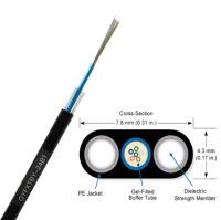 China GYFXTBY Outdoor 12-24 Core Single Mode Aerial Fiber Optic Cable for sale
