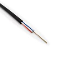 China ASU Single Mode Outdoor Fiber Optic Cable 12 Core FRP Strength for sale