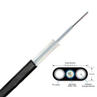China GYFXTBY Outdoor Aerial Fiber Optic Cable Loose Tube FRP Core for sale