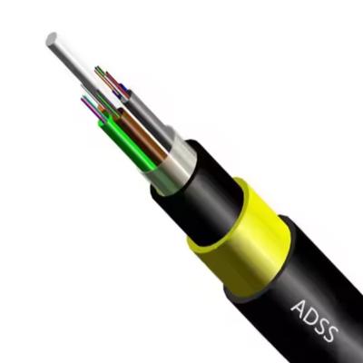 China ADSS Fiber Optic Cable All Dielectric PE Sheath Outdoor Aerial for sale