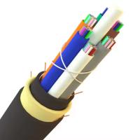 China ADSS Fiber Optic Cable 24 Core PE Sheath All Dielectric Self Supporting for sale