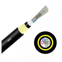 China ADSS Fiber Optic Cable All Dielectric Outdoor Aerial Single Double Jacket for sale