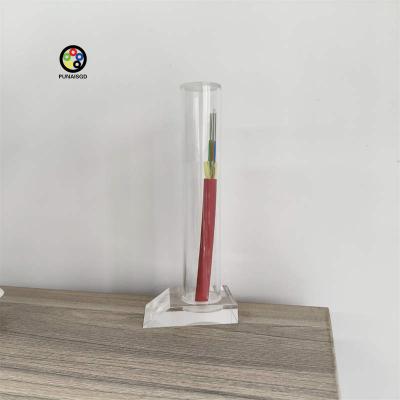 China ADSS Fiber Optic Cable 24 Core PE Sheath FRP Strength Outdoor for sale