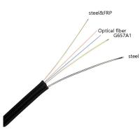 China FTTH Drop Cable GJYXCH 2-Core Single Mode with Steel Wire Strength Member for sale