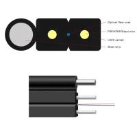 China FTTH Drop Cable GJYXCH 2-Core Single Mode with Steel Wire Strength Member for sale