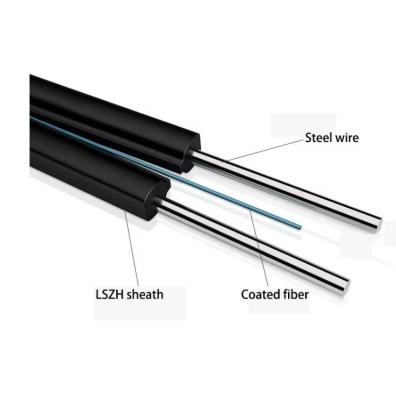 China FTTH Drop Cable GJXH 1-4 Fibers G657A Indoor Wiring for sale