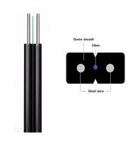 China FTTH Drop Cable GJXH 1-4 Fibers G657A Indoor Wiring for sale