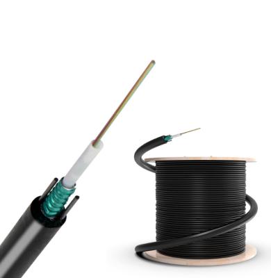 China GYXTW Outdoor Fiber Optic Cable Aerial Armored 2-24 Core Single Mode for sale