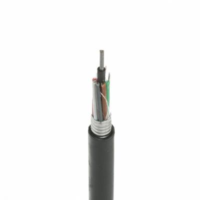 China GYTA Outdoor Fiber Optic Cable 12-24 Core Aluminum Armored PE Jacket for sale