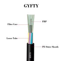 China GYFTY Outdoor Fiber Optic Cable PE Jacket Duct Laying G652D for sale