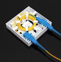 China FTTH 2 Port Fiber Termination Box 86 Type Wall Mount Enclosure for sale