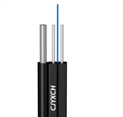 China FTTH Drop Cable GJYXCH 1-8 Core Steel Wire or FRP Outdoor for sale