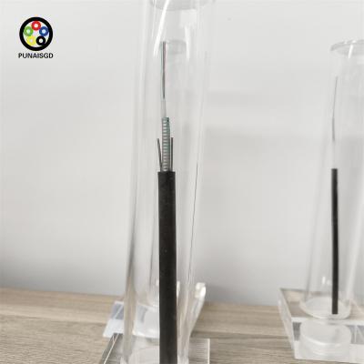 China 24 Core Steel Armoured FTTH Fiber Optic Cable Single Mode for sale