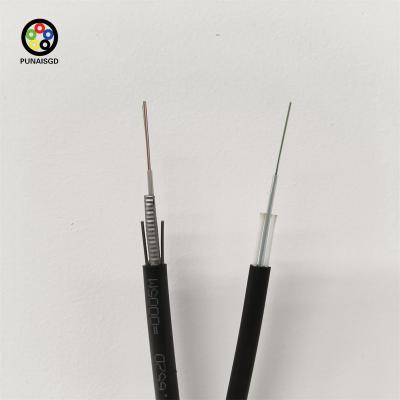 China GYXTW Outdoor Armored Fiber Optic Cable 2-24 Core Single Mode PE Jacket for sale