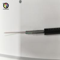 China Single Mode Armored Fiber Optic Cable 2-24 Core Steel Tape PE Jacket for sale