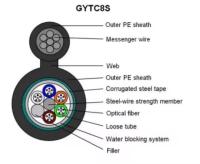 China GYTC8S Aerial Figure 8 Fiber Optic Cable for Outdoor Communication for sale