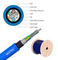 China MGTSV Steel Tape Armored Duct Fiber Optic Cable G652D 12 Core for sale