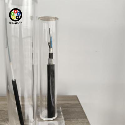 China GYTZA53 Double Armored Direct Buried Fiber Optic Cable Waterproof for sale