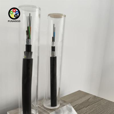 China GYTZA53 Double Armored Direct Burial Fiber Optic Cable for sale