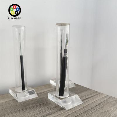 China GYFTS53 PE Jacket Direct Buried Fiber Optic Cable 72 Cores FRP Strength for sale