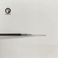 China Single Mode Aerial Fiber Optic Cable GYXTW 2-24 Core Steel Armoured for sale