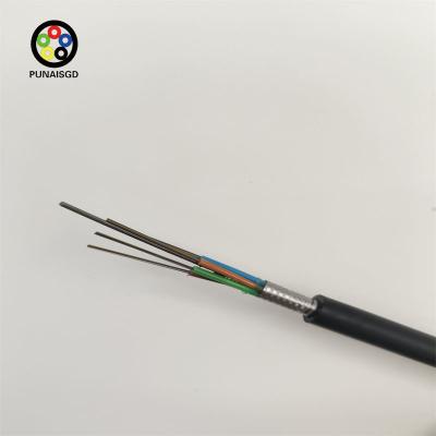 China GYTA Outdoor Fiber Optic Cable 2-288 Cores Aluminum Armored PE Jacket for sale