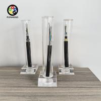 China GYTA Armored Outdoor Fiber Optic Cable 4-24 Cores PE Jacket for sale