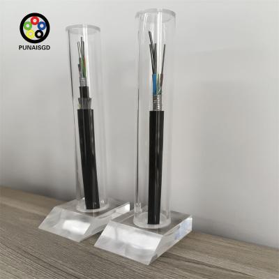 China GYTA Outdoor Fiber Optic Cable Armored G652D G652B PE Jacket for sale