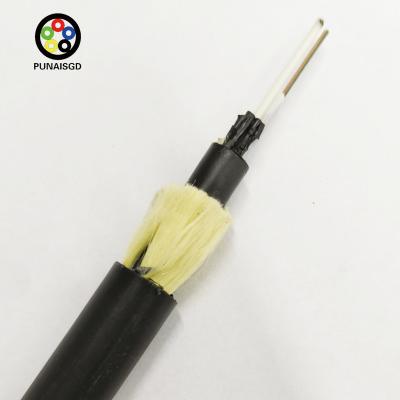 China ADSS Fiber Optic Cable Single Mode G652D Double Jacket HDPE MDPE for sale