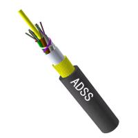 China ADSS Fiber Optic Cable 12 Cores Single Mode PE Jacket for sale