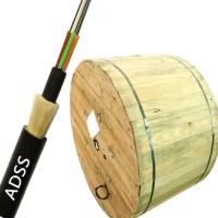 China ADSS Fiber Optic Cable G652D 96-144 Cores Self-Supported Outdoor for sale