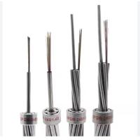 China OPGW Cable 50 Square AA/ACS Wire 12-144 Cores Overhead Installation for sale