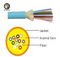 China GJFJV Indoor Single-mode Fiber Optic Cable 2-8 Cores LSZH for sale