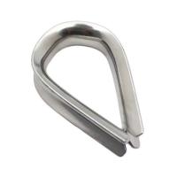 China Carbon Steel Wire Rope Thimbles for Lifting and Connecting for sale