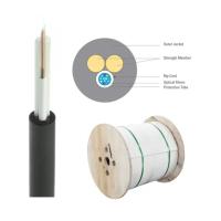 China ASU Mini ADSS Outdoor Fiber Optic Cable 12-24 Cores G.652D G.657A1 for sale