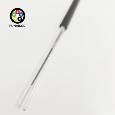 China ASU Fiber Optic Cable Single Mode 12 24 Core FRP Strength FTTH FTTX for sale
