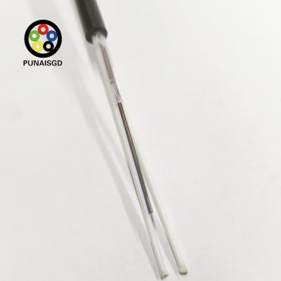 China ASU Fiber Optic Cable Aerial Self Supporting 150m 6 Core FRP HDPE for sale