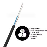 China ASU Outdoor Fiber Optic Cable ADSS 6-24 Cores Single Mode for sale
