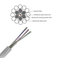 China OPGW Fiber Optic Cable 12-144 Cores Stainless Steel Tube Structure for sale