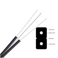 China GJXFH Indoor Fiber Optic Cable 12 Cores PVC White for sale
