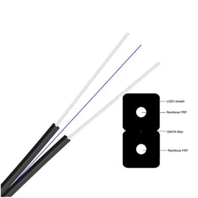 China GJXFH 6-Core Indoor Fiber Optic Cable with LSZH Sheath for sale