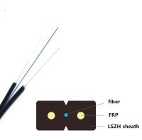 China GJXFH 8-Core Indoor Fiber Optic Cable LSZH PE Self-Supporting for sale