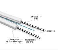 China GJXH 12 Core FTTH Fiber Optic Drop Cable with FRP for sale
