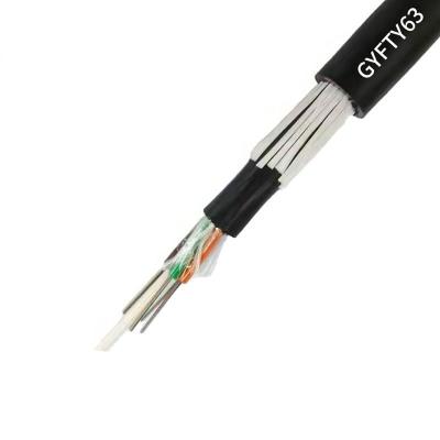 China GYFTY63 48 Core Anti Rodent Fiber Optic Cable PE Sheath Underground for sale