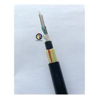 China ADSS Fiber Optic Cable 48 Core GYXTW GYTS GYTA GYFTY Black PE for sale