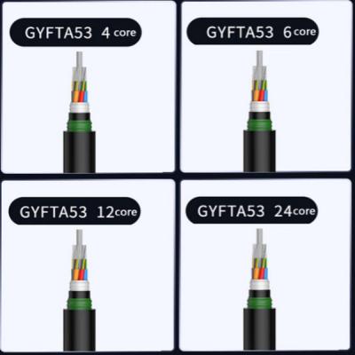 China GYFTA53 36-Core Double Armored Direct Burial Fiber Optic Cable for sale